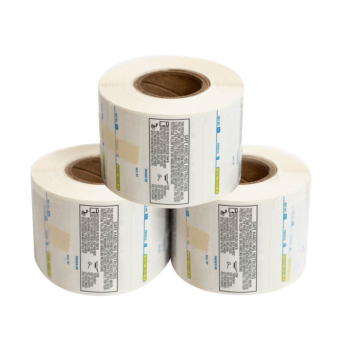 TEC SL-9000 / TL-4914 57mm x 63.5mm Safe Handling UPC Scale Label ...